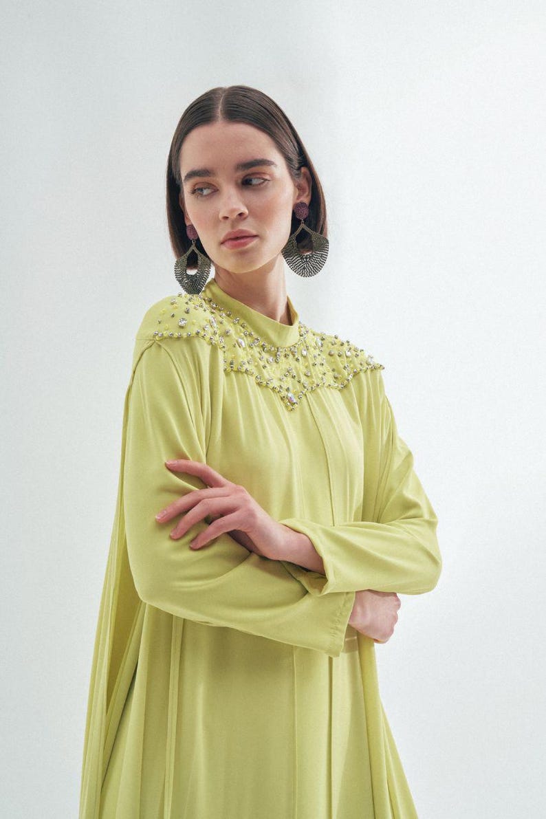 Retro Chic Fashion: Sandy 70's Inspired Abaya - Etsy