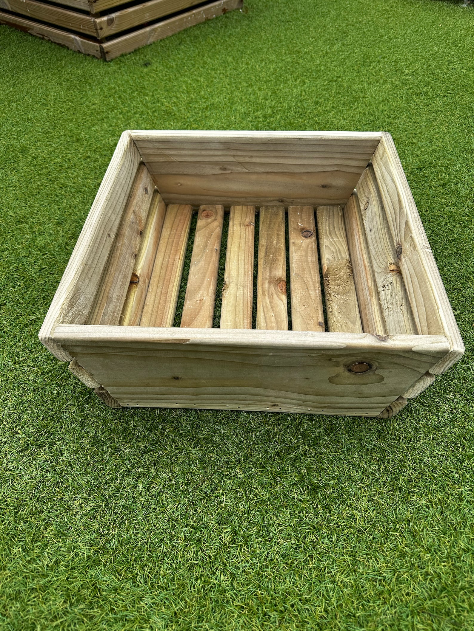 Outdoor Wooden Basket - Etsy
