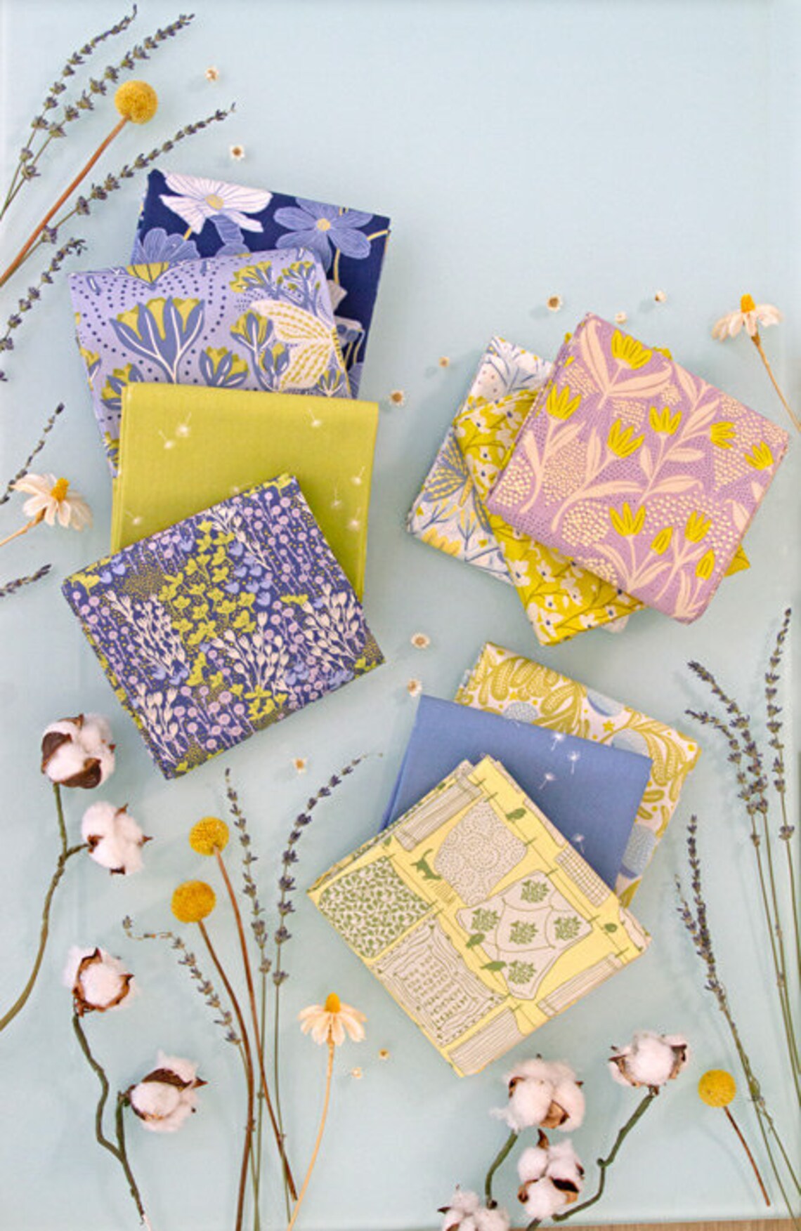 Fresh Linen 10 Quilt Fabric Neutral Colors Curated Fat Quarter Bundle ...