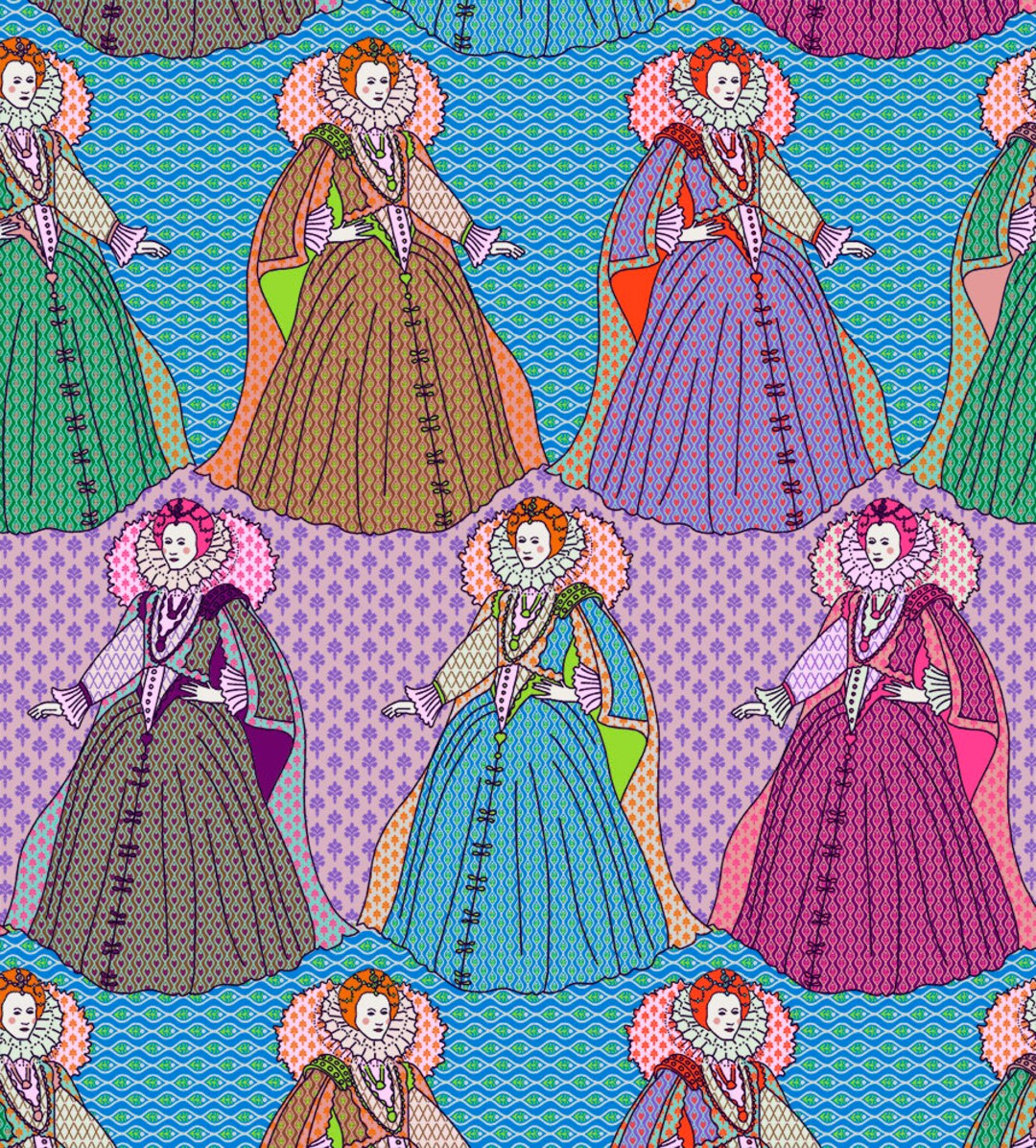 Alexander Henry Cotton Quilt Fabric the Queen-9037a - Etsy
