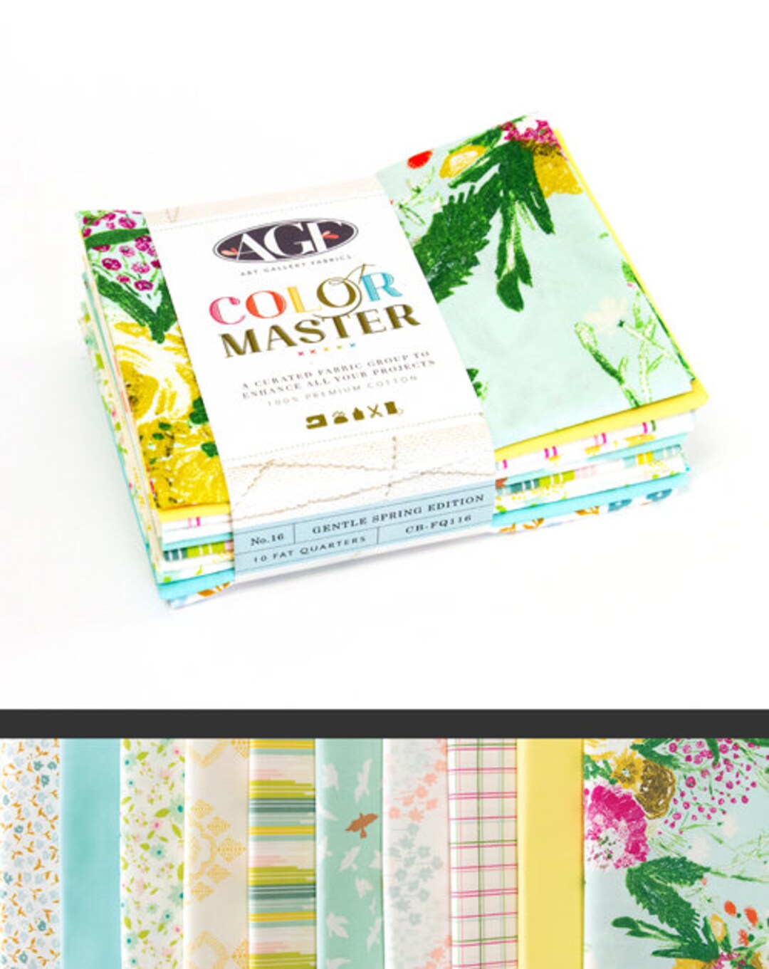Fat Quarter Bundle gentle Spring Edition AGF Color Master Collection ...