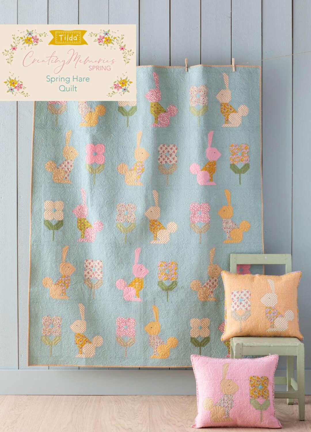 Tilda Creating Memories Spring Hare Quilt - Etsy