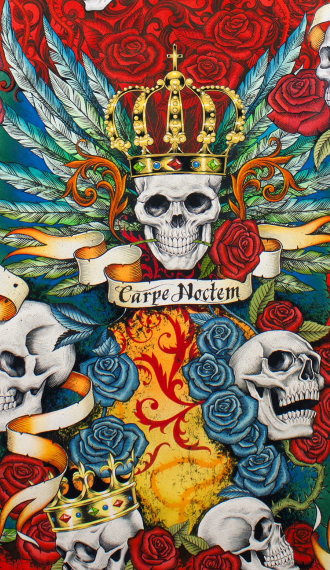 Alexander Henry Cotton Quilt Fabric Alexander Henry Skullduggery Royal ...