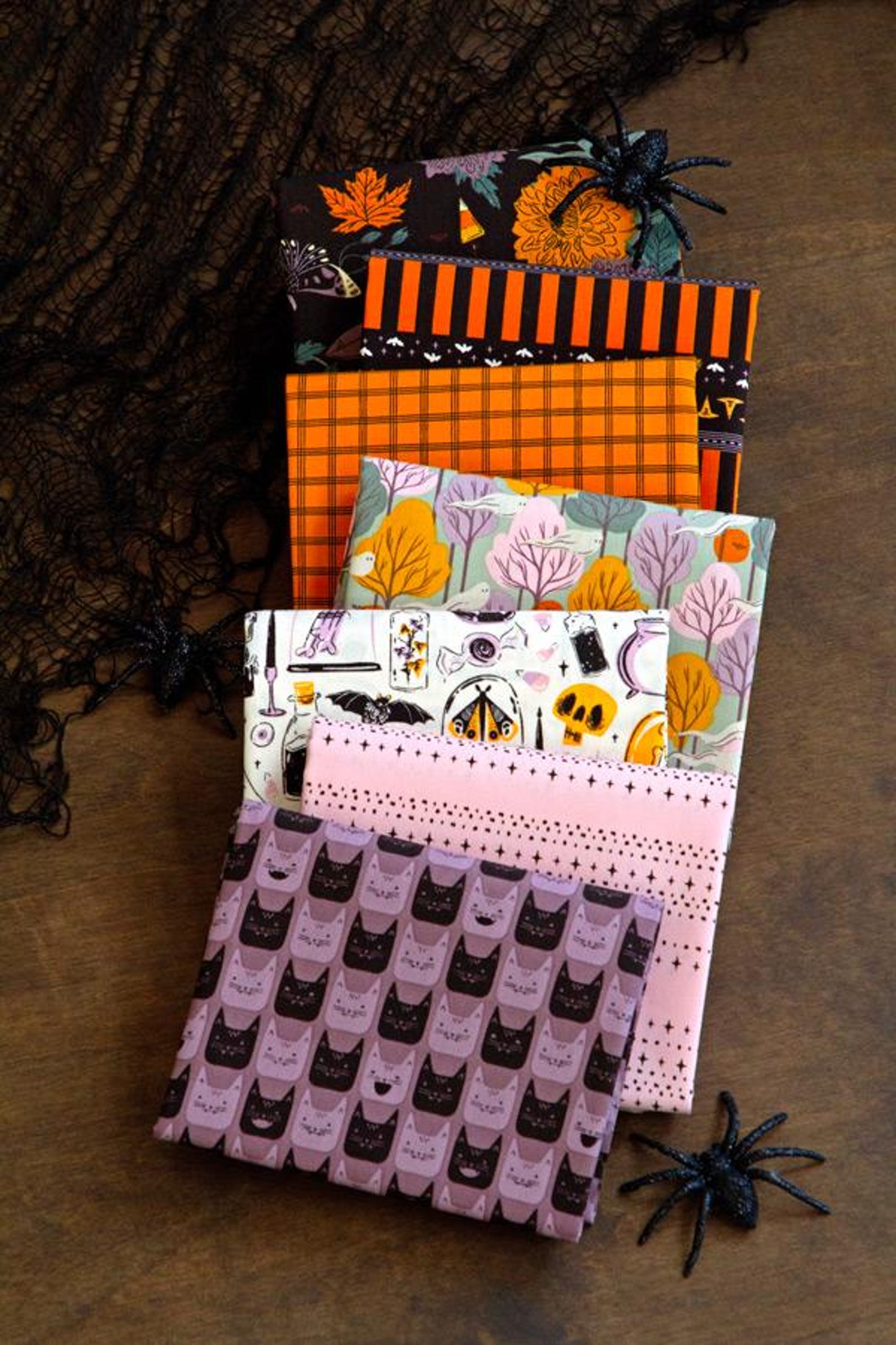 Ghostly & Haunted Bundle Art Gallery Fabrics AGF Fat Quarter Bundle ...