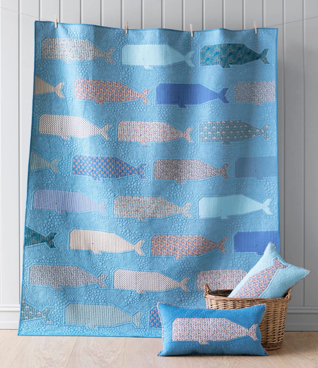 Tilda Creating Memories Blue Whale Quilt KIT - Etsy