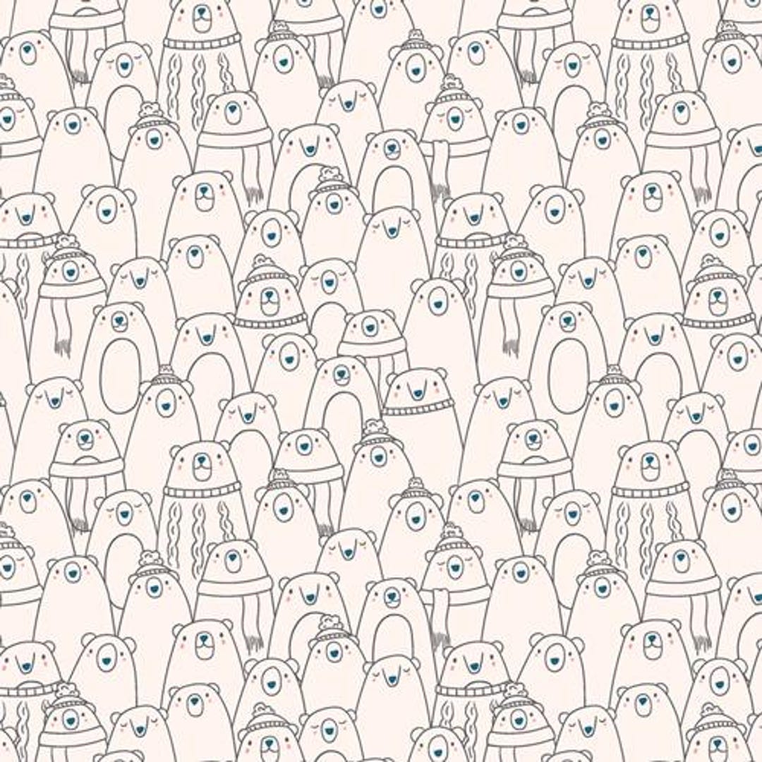 Arctic Tale Capsule * Cozy Bears CAPAT12103 Quilt Fabric by Art Gallery ...