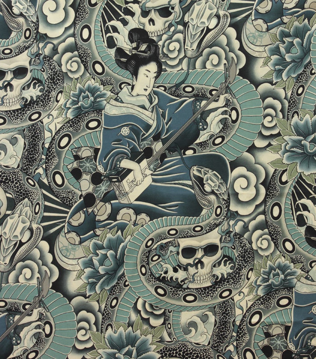 Alexander Henry Cotton Quilt Fabric Zen Charmer-6955b - Etsy