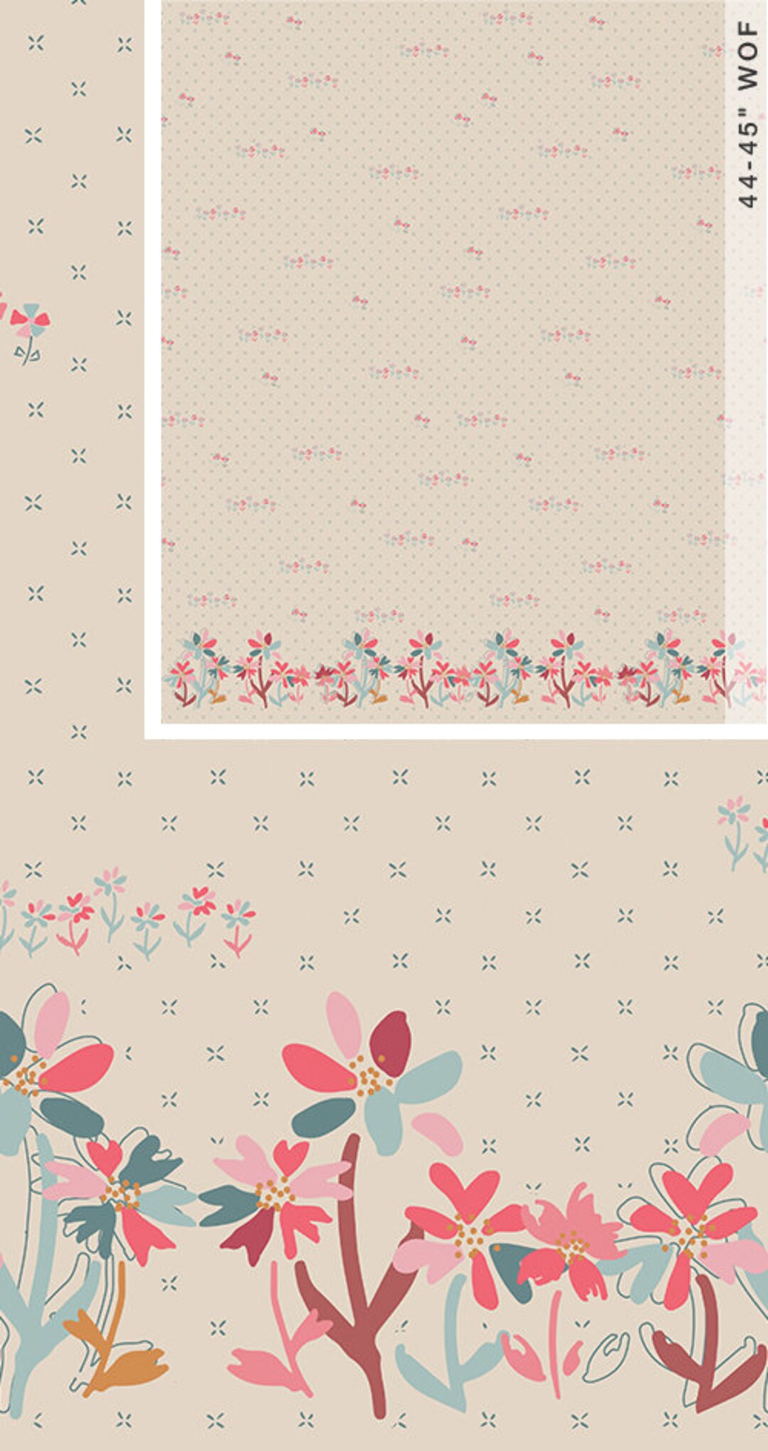 The Softer Side Collection * Gathering Blooms Seven Panel TRB7011 ...