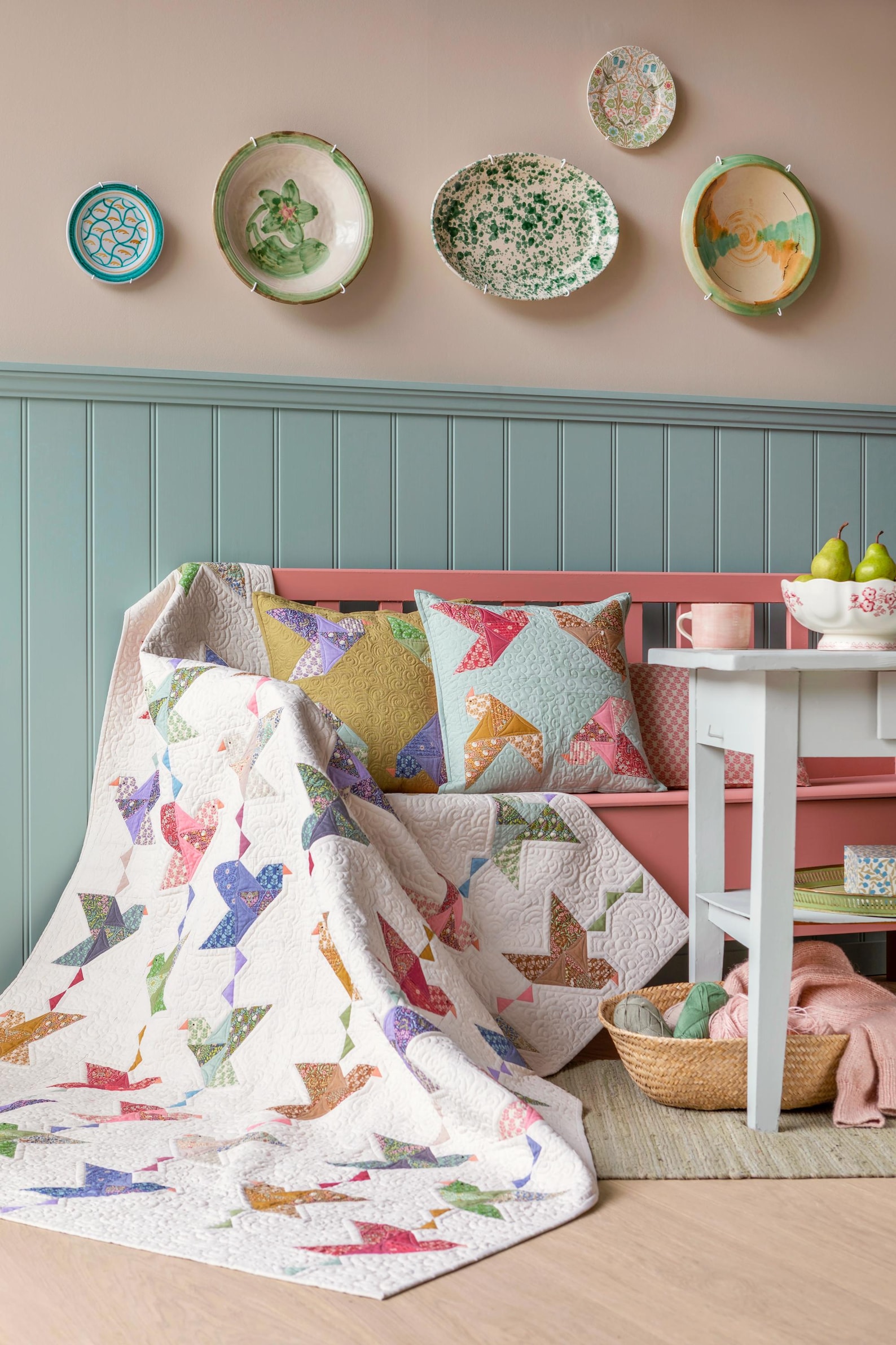 Paperbird Quilt Kit Paper Bird Quilt Kit Tilda Sanctuary Putty White - Etsy