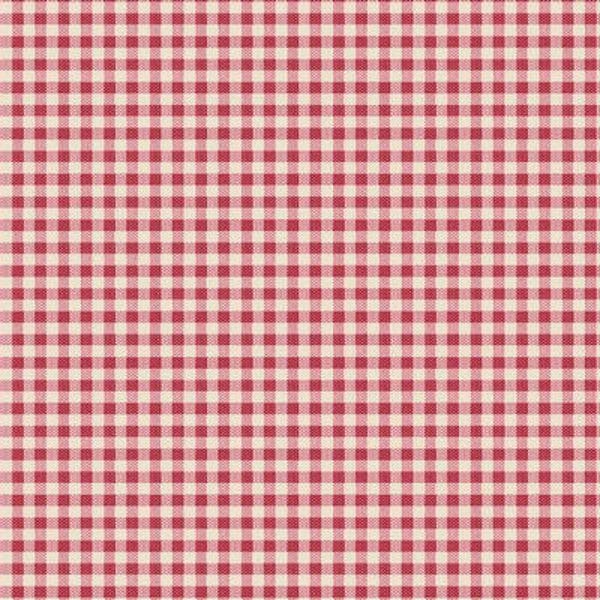 Red Gingham Fabric - Etsy