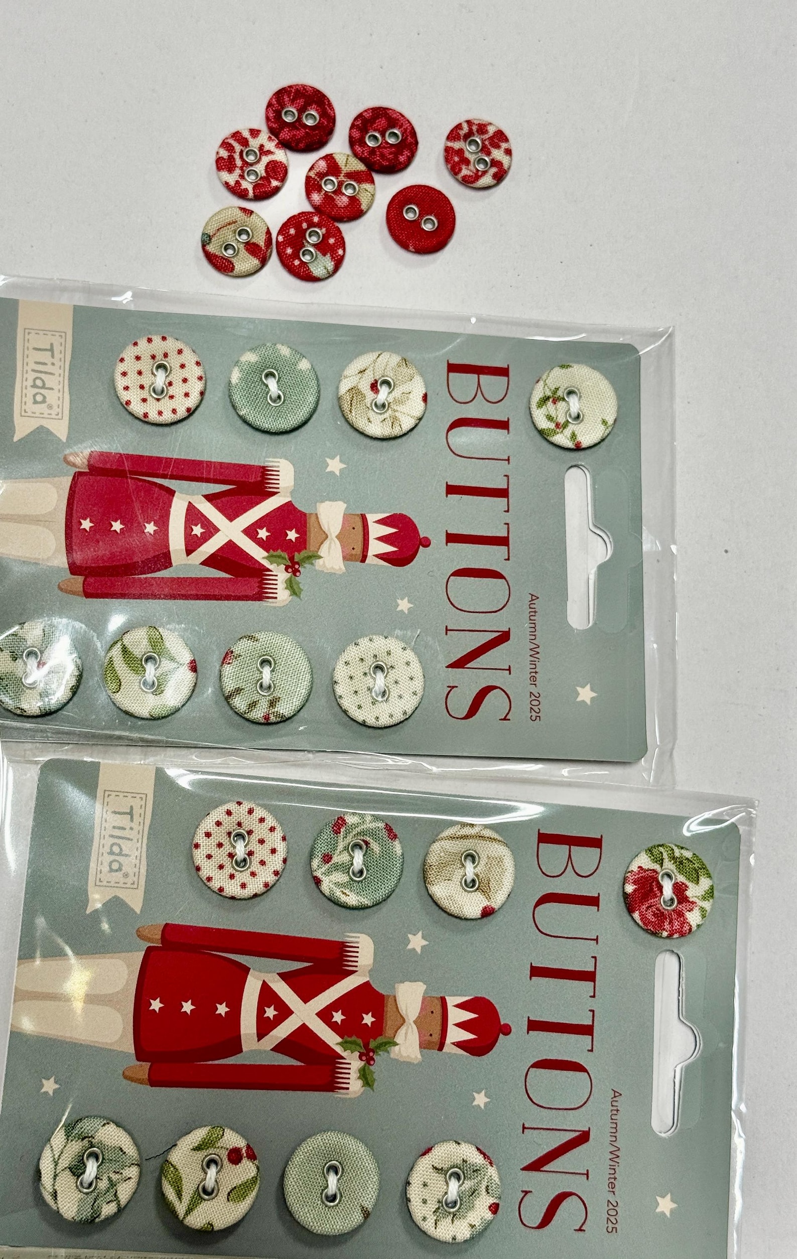 Button Set for Dear Santa Quilt Kit - Merry Little Christmas Collection ...