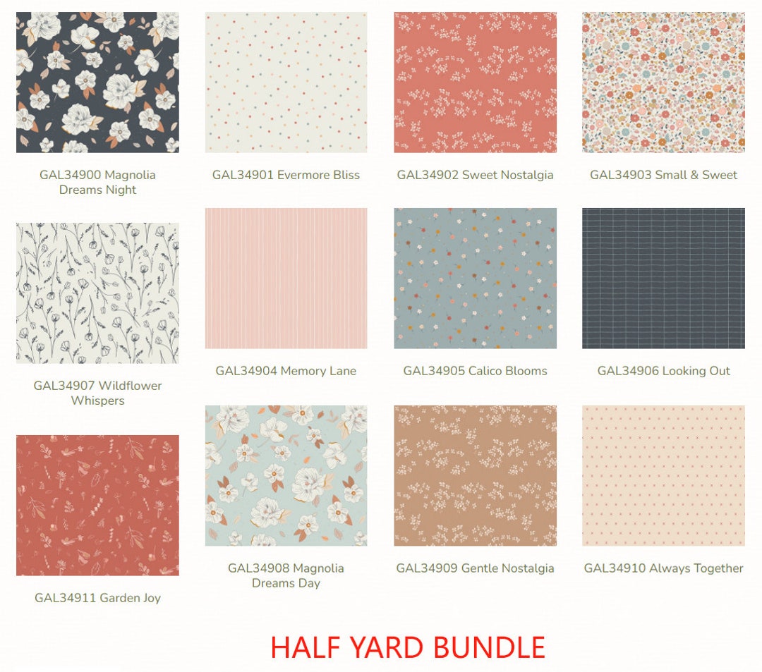 Gayle Loraine Collection Half Yard Bundle AGF Art Gallery Fabrics - Etsy