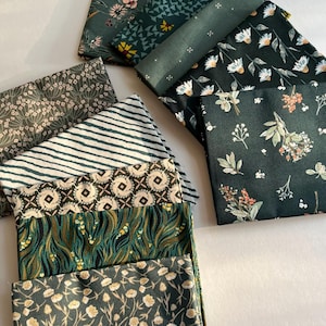 Evergreen Green Color Quilt Bundle Art Gallery Fabrics Fat Quarter ...