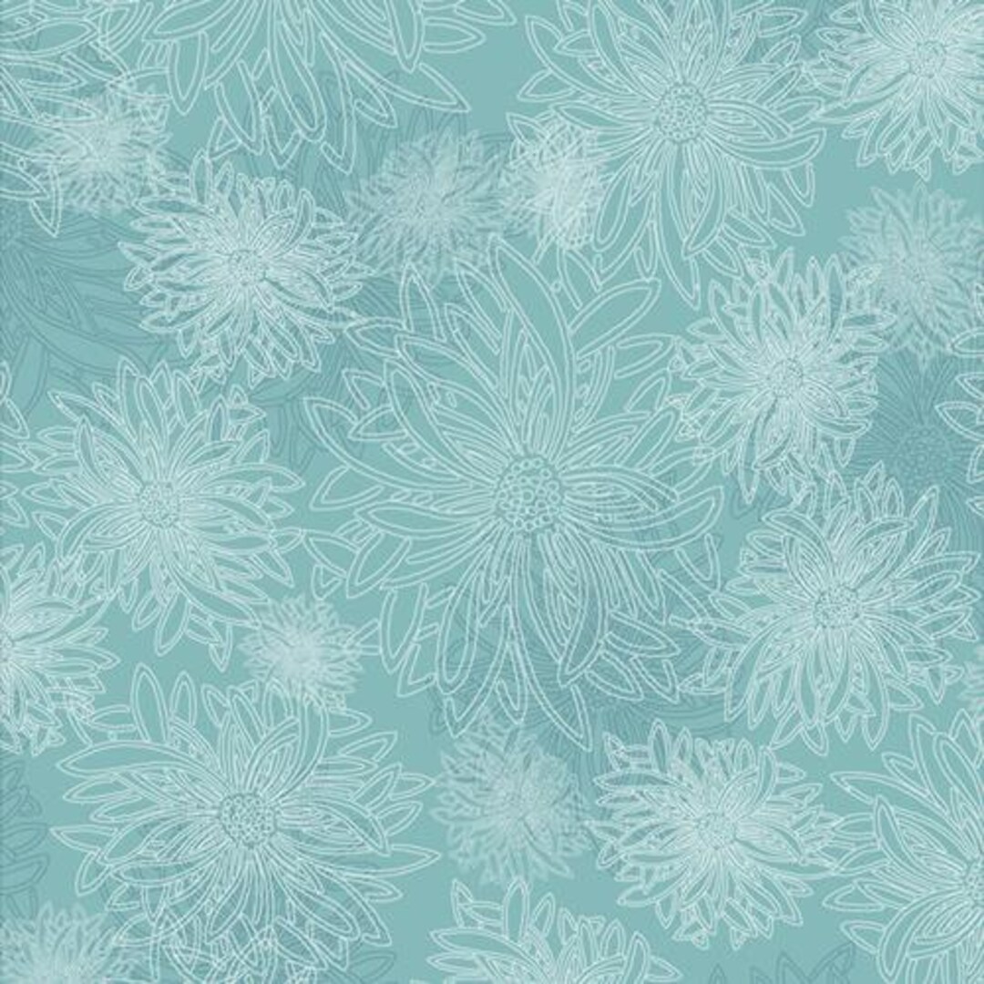 Floral Elements Collection * Aqua Haze FE-508 by Art Gallery Fabrics ...