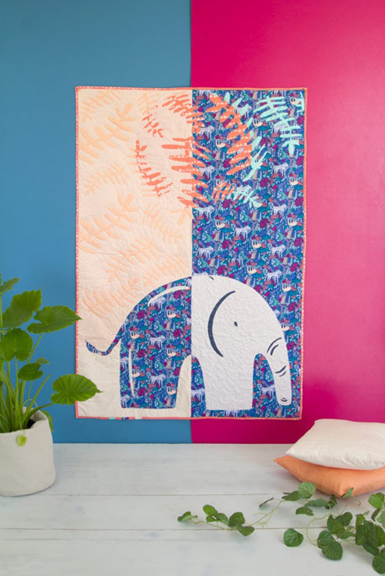 32A Clearance -- Elephants Echo Electric " Selva Collection " by Art ...