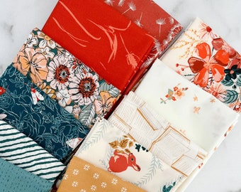Curated Fat Quarter Bundle 12 Fat Quarters From Art Gallery Fabrics Quilting Hand Selected GAL ...