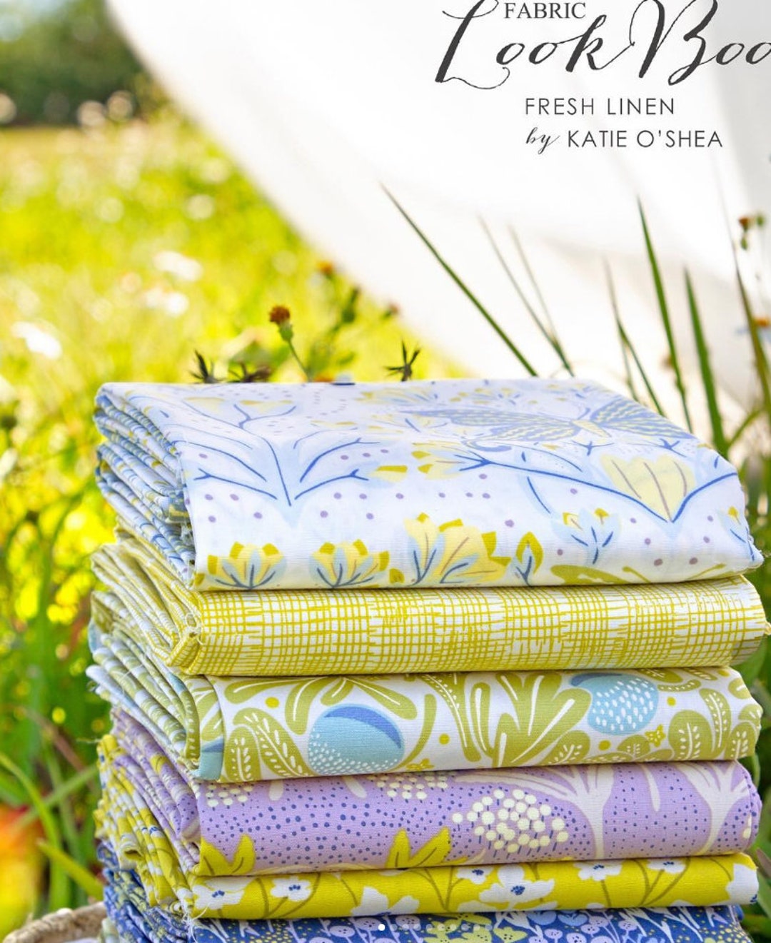 Fresh Linen Color Quilt Bundle 6 Art Gallery Fabrics Fat Quarter / Half ...