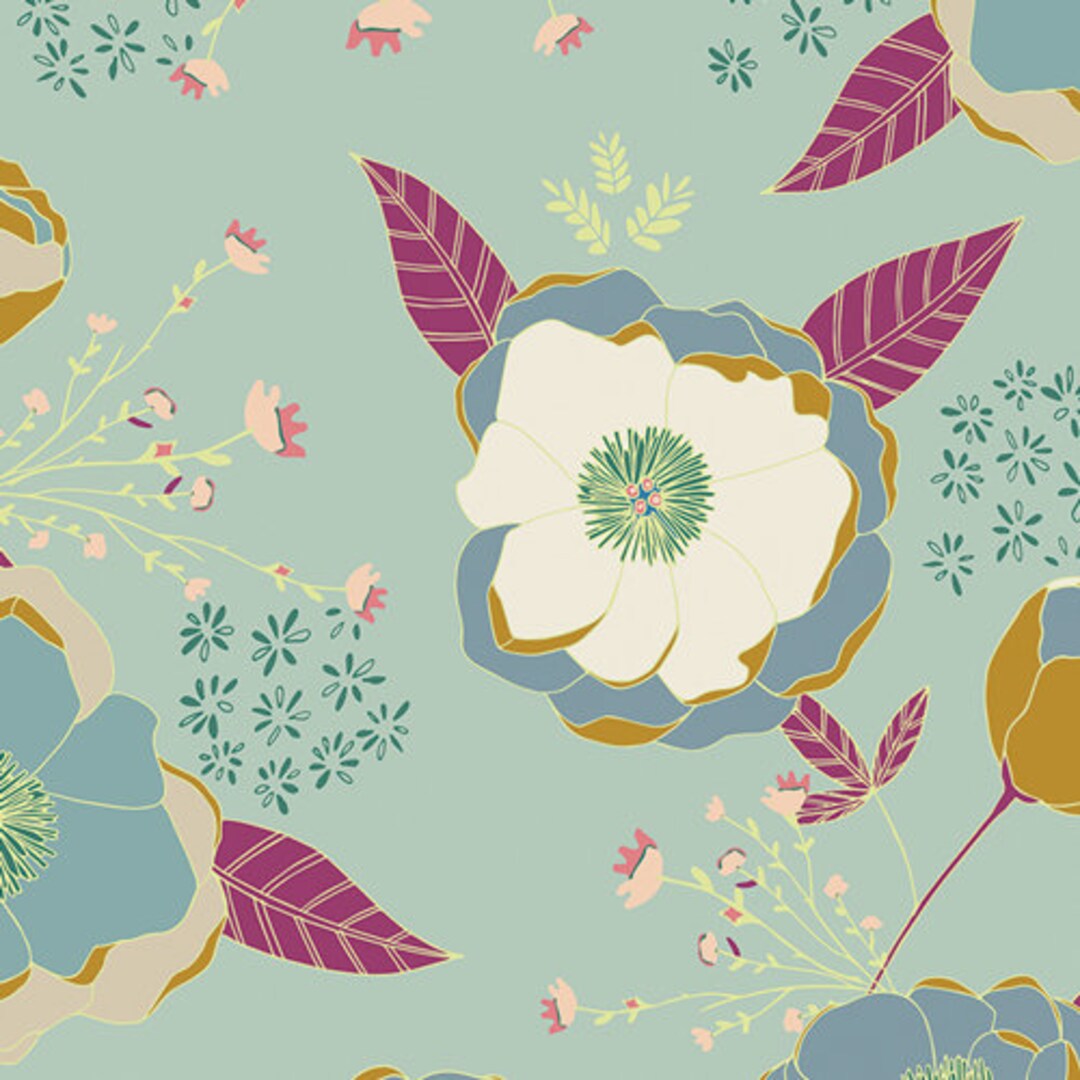 Clearance -- Sprinkled Peonies Serene of " GARDEN DREAMER Collection ...