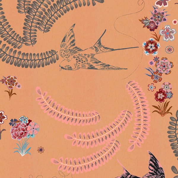 Indochine Fabric - Etsy