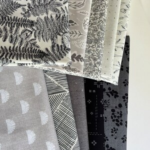 Grey Color Quilt Bundle Art Gallery Fabrics Fat Quarter / Half Yard ...