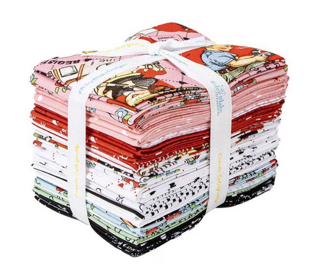 Take Heart Fat Quarter Bundle J. Wecker Frisch for Riley Blake Designs ...
