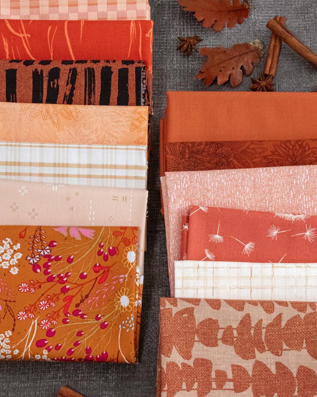 Pumpkin Spice Latte Fall Fat Quarter Bundle Art Gallery Fabrics AGF Fat ...