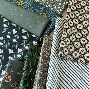 Evergreen Green Color Quilt Bundle Art Gallery Fabrics Fat Quarter ...