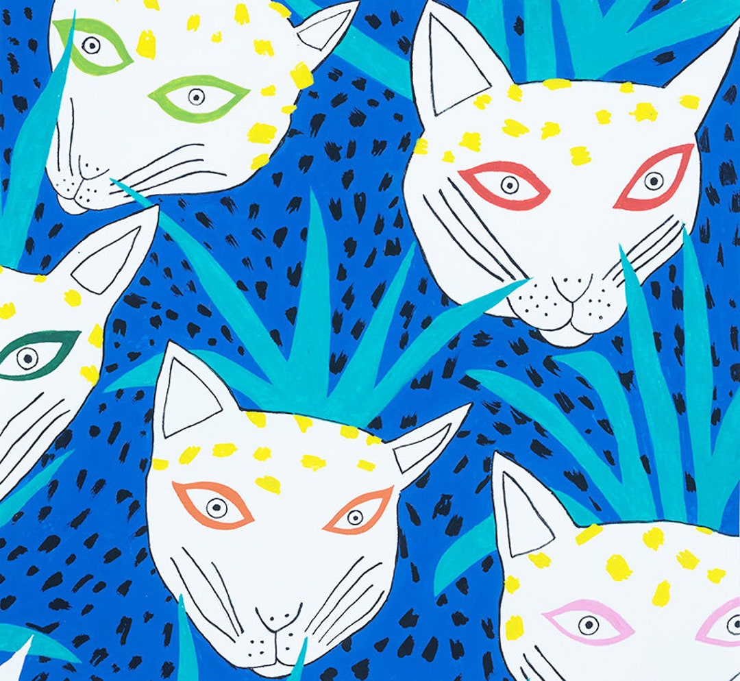 Alexander Henry at the Copa Cats at the Copa-9013b Quilt Cotton Fabric ...
