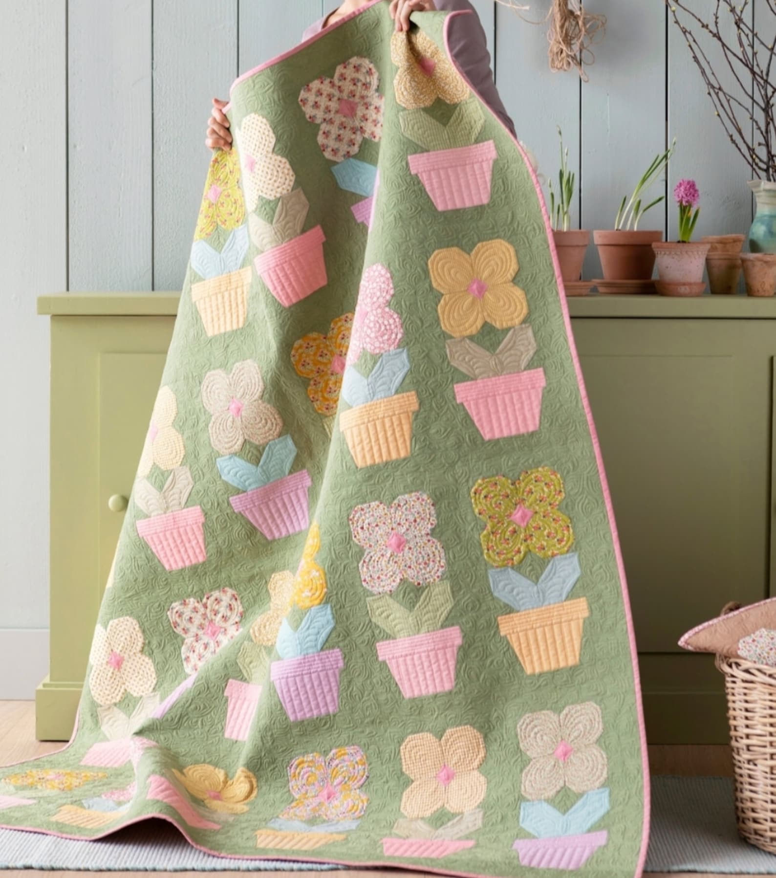 Tilda Creating Memories Potted Flowers Quilt KIT - Etsy