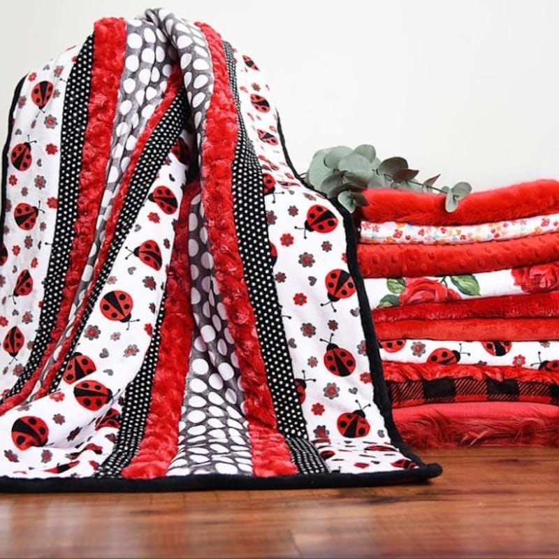 Fabric Lady Bugs Cotton - Etsy