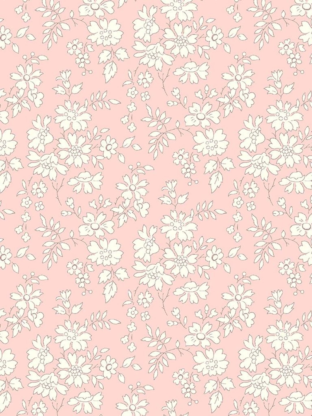 Liberty Fabric Capel Pink Light Tana Lawn Cotton Fabric 03633055S - Etsy