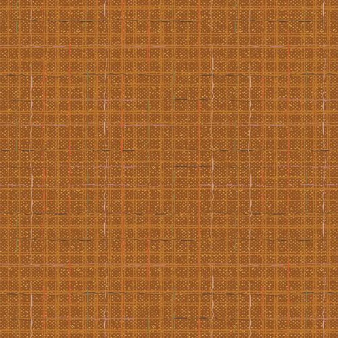 2A Checkered Elements * Tweed Saffron CHE30200 by Art Gallery Fabrics ...