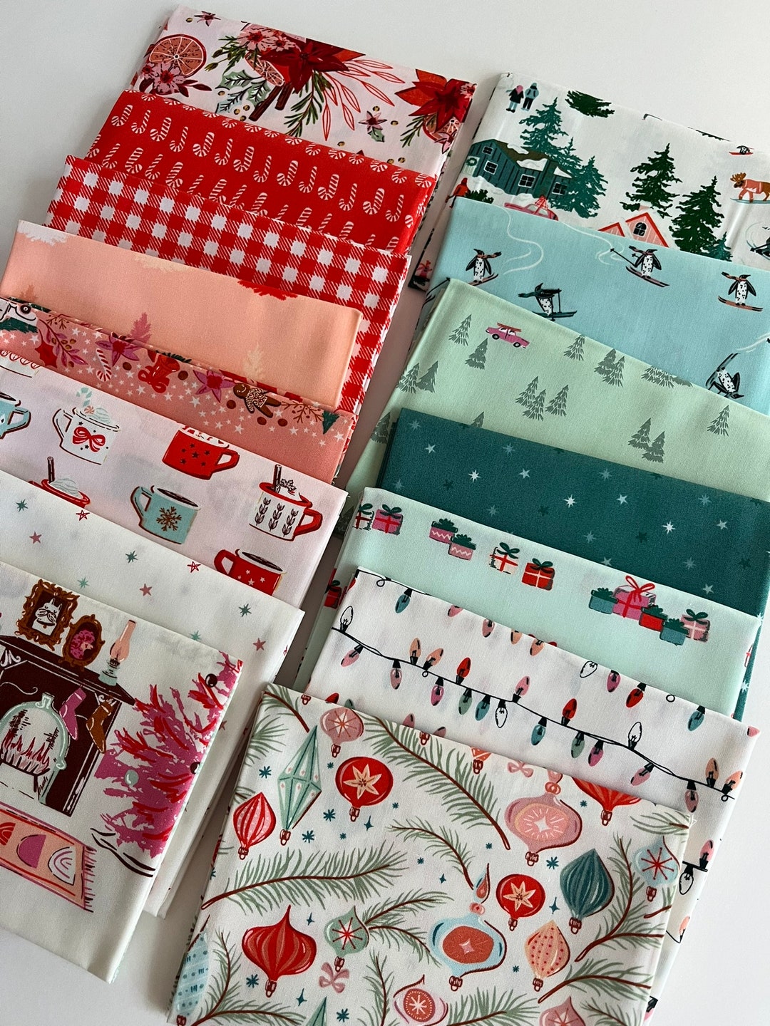 Christmas in the Cabin Fat Quarter Bundle 10 Fabrics AGF Art Gallery ...