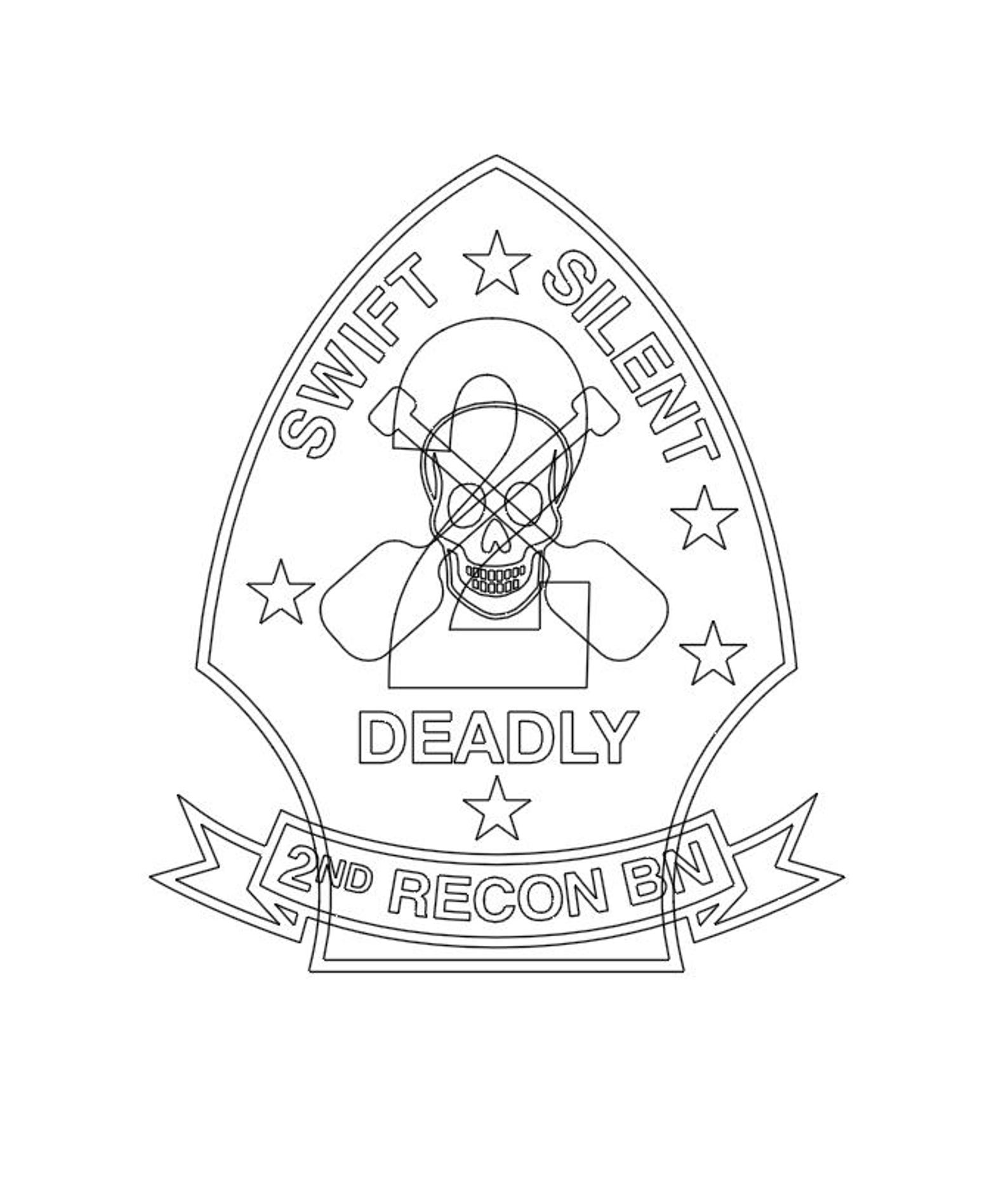 2nd Recon Battalion SVG File - Etsy