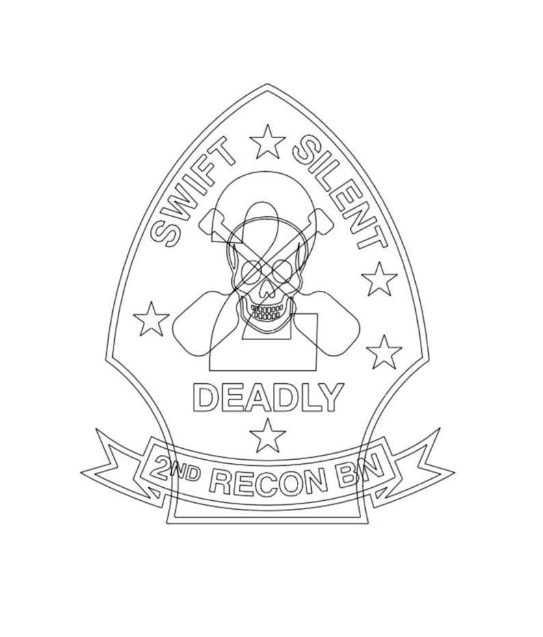2nd Recon Battalion SVG File - Etsy