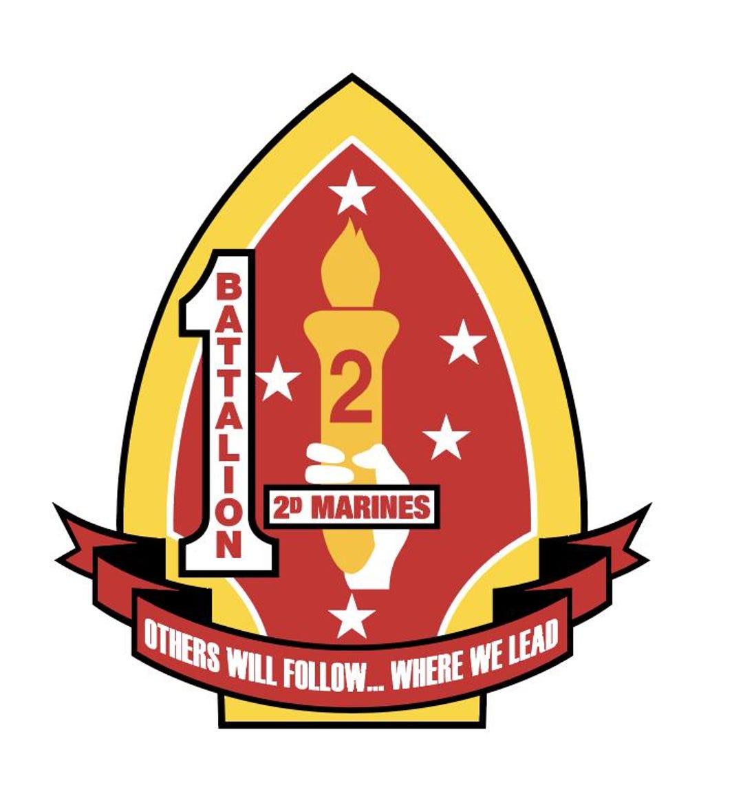 1st Battalion 2nd Marines SVG File - Etsy