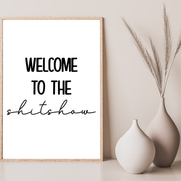 Rude Welcome Sign - Etsy