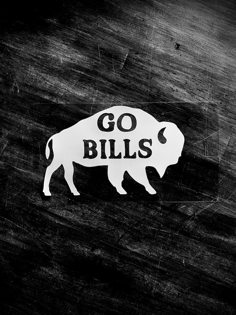 Buffalo Decals Pack- White Decal, Buffalo Bills Bumper Stickers - Etsy