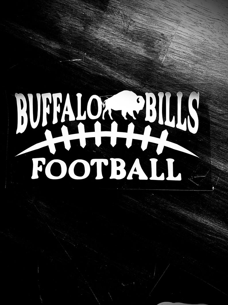 Buffalo Decals Pack- White Decal, Buffalo Bills Bumper Stickers - Etsy