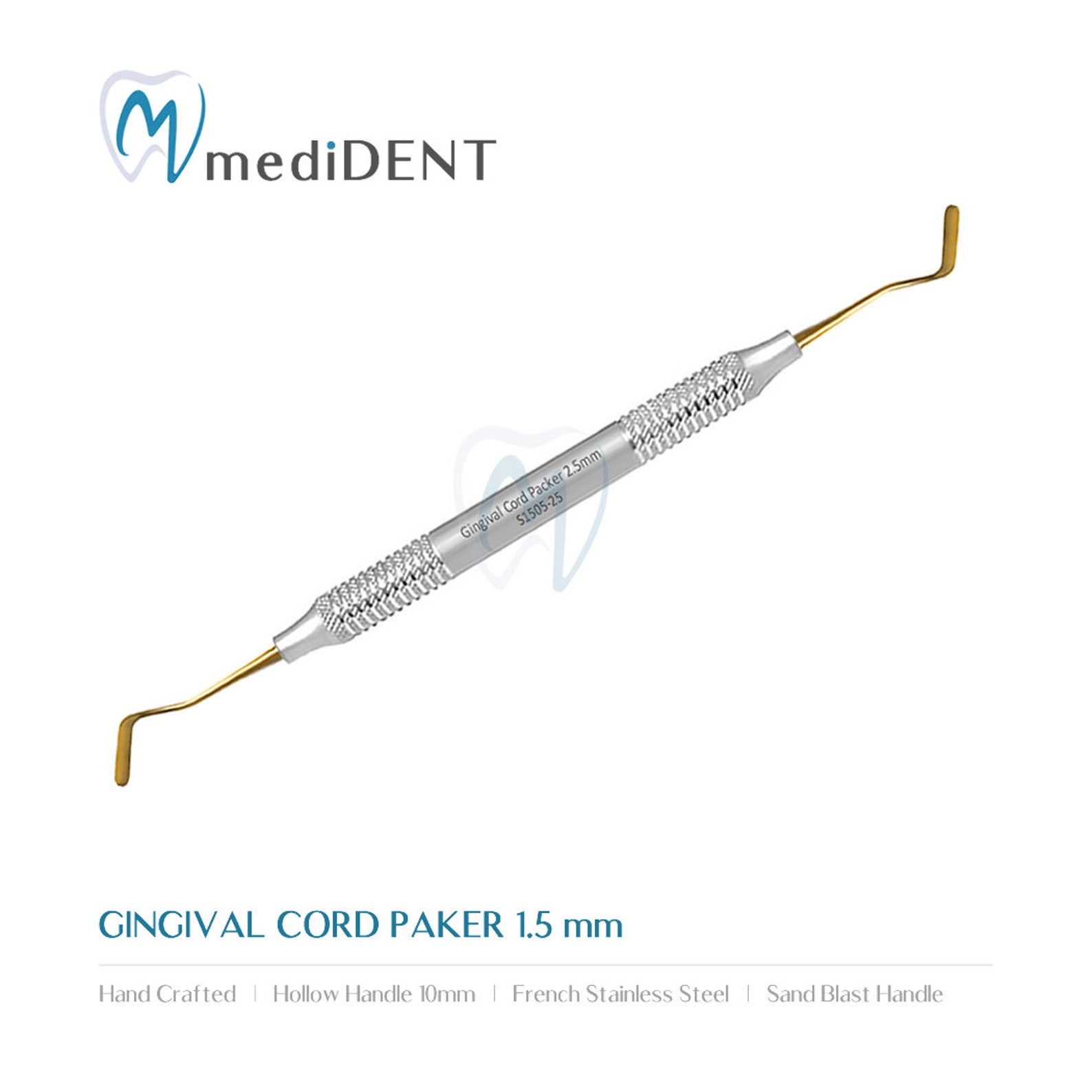 Gingival Cord Packer 1.5 Mm Dental Retraction Hand Instruments *new* CE ...
