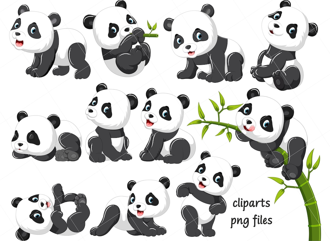 Baby Panda Clipart, Panda Png, Cute Panda Clipart, Cute Panda Clip Art ...
