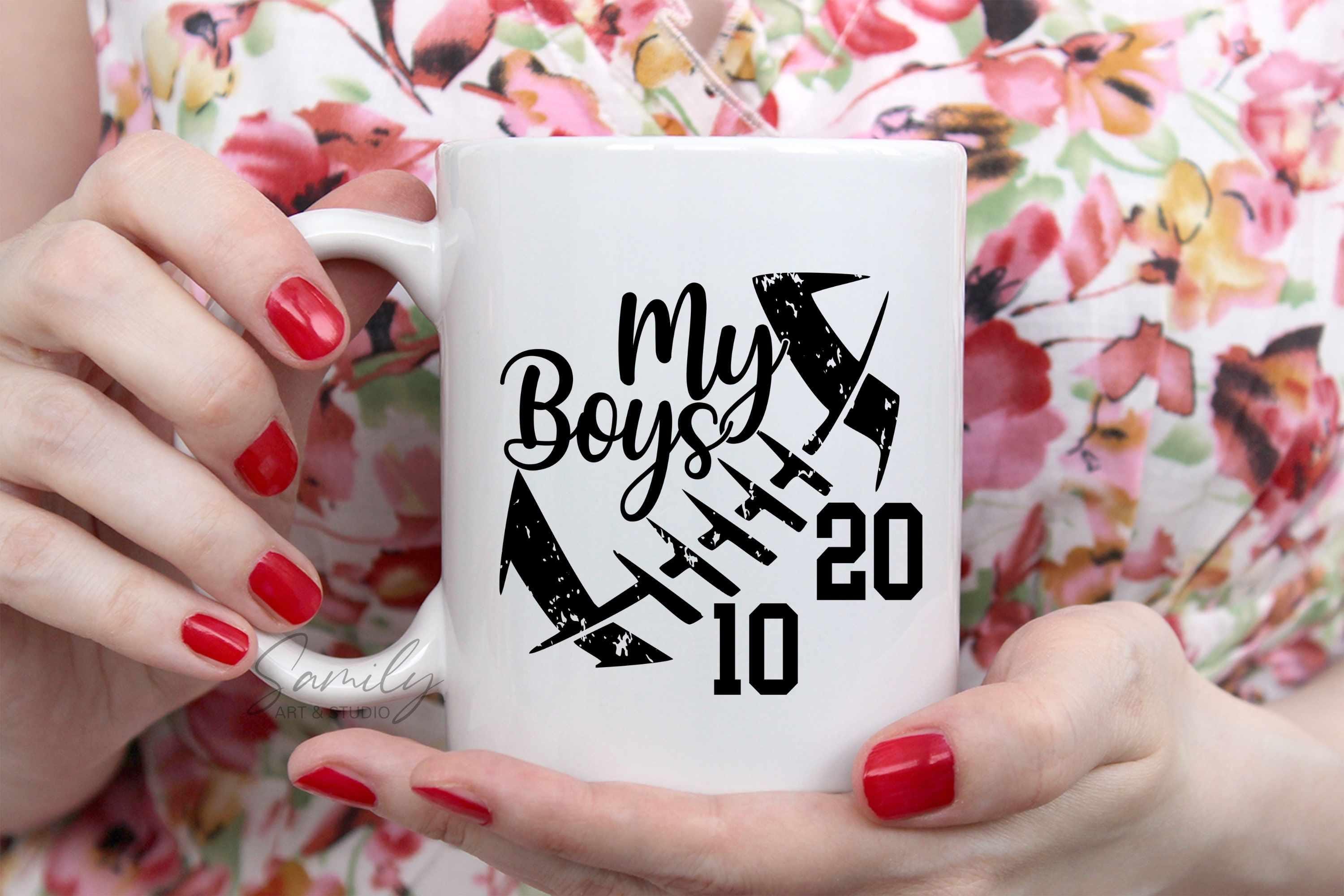 My Boys Football Two Players Sons Svg, Football SVG, Football Iron on ...