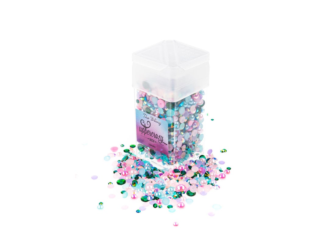 Mix Assorted Rhinestone Fake Sprinkles , 1.5oz Crafting Sprinkles, DIY ...