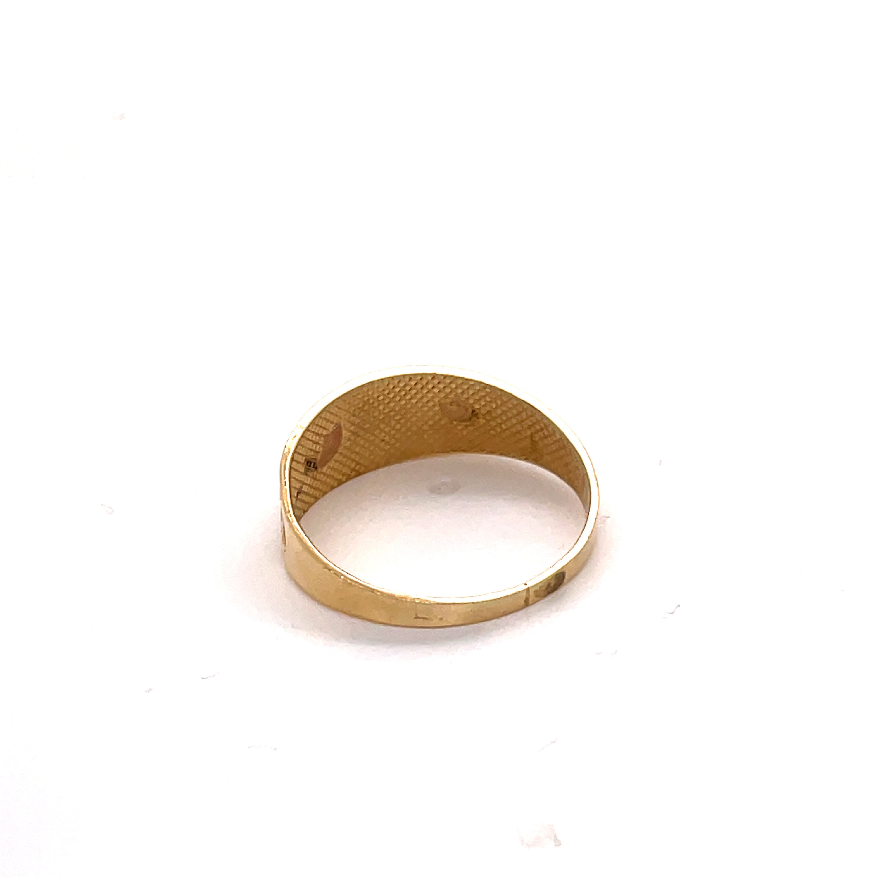 14K Yellow Gold Lucky Signs Ring - Etsy