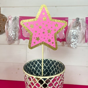 Pink Disco Cowgirl Centerpiece Western-themed Party Decor for Birthday ...