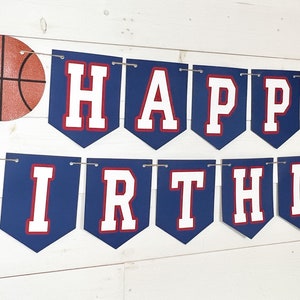 Personalized Sports Happy Birthday Banner Sports Banner Sport Birthday ...