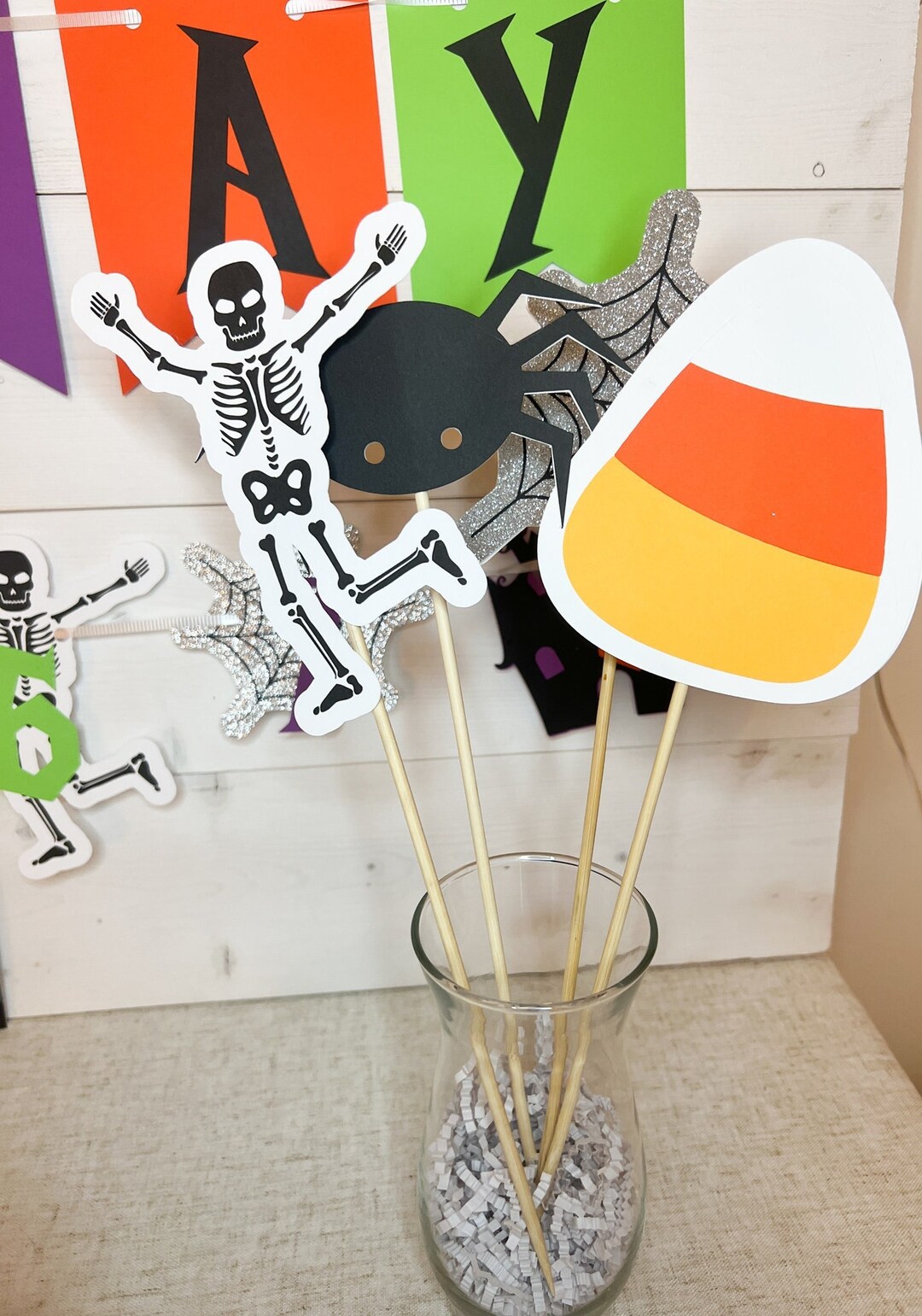 Spooky Birthday Centerpieces, Spooky One, Spooky First, One Year Party ...