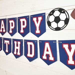 Personalized Sports Birthday Banner Sports Banner Sports Birthday Party ...