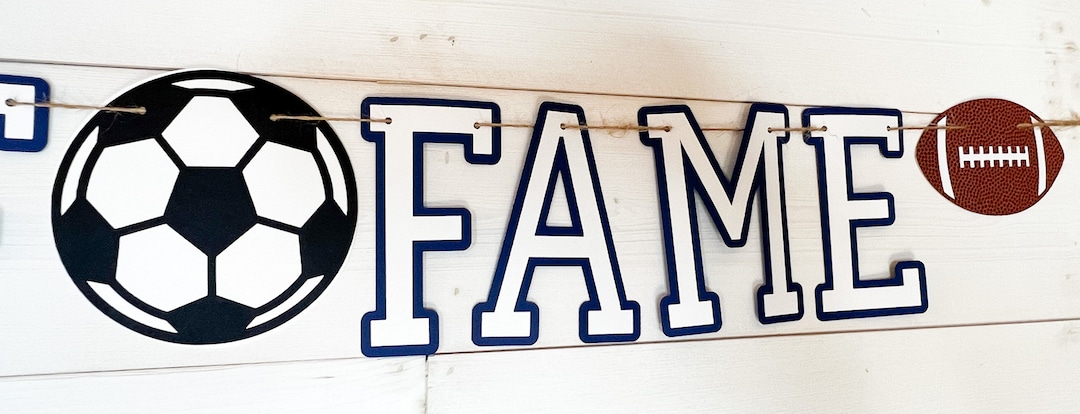 All Star Sports Hall of Fame Banner Rookie Year First Year Birthday ...