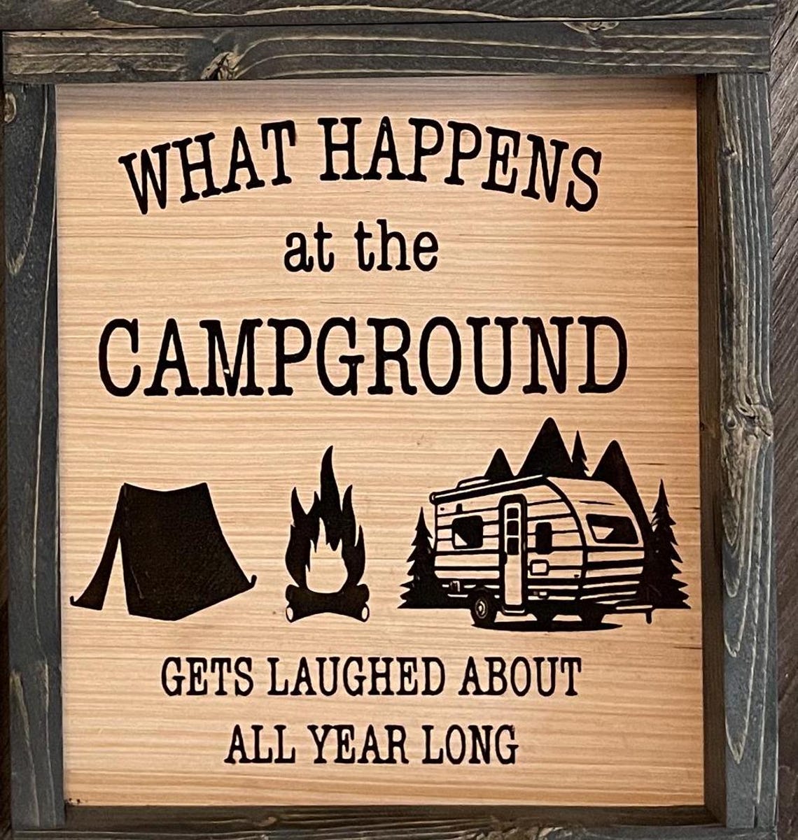 Happy Camper Sign, Camper Decor, Farmhouse Camper Sign, RV Gift Ideas ...